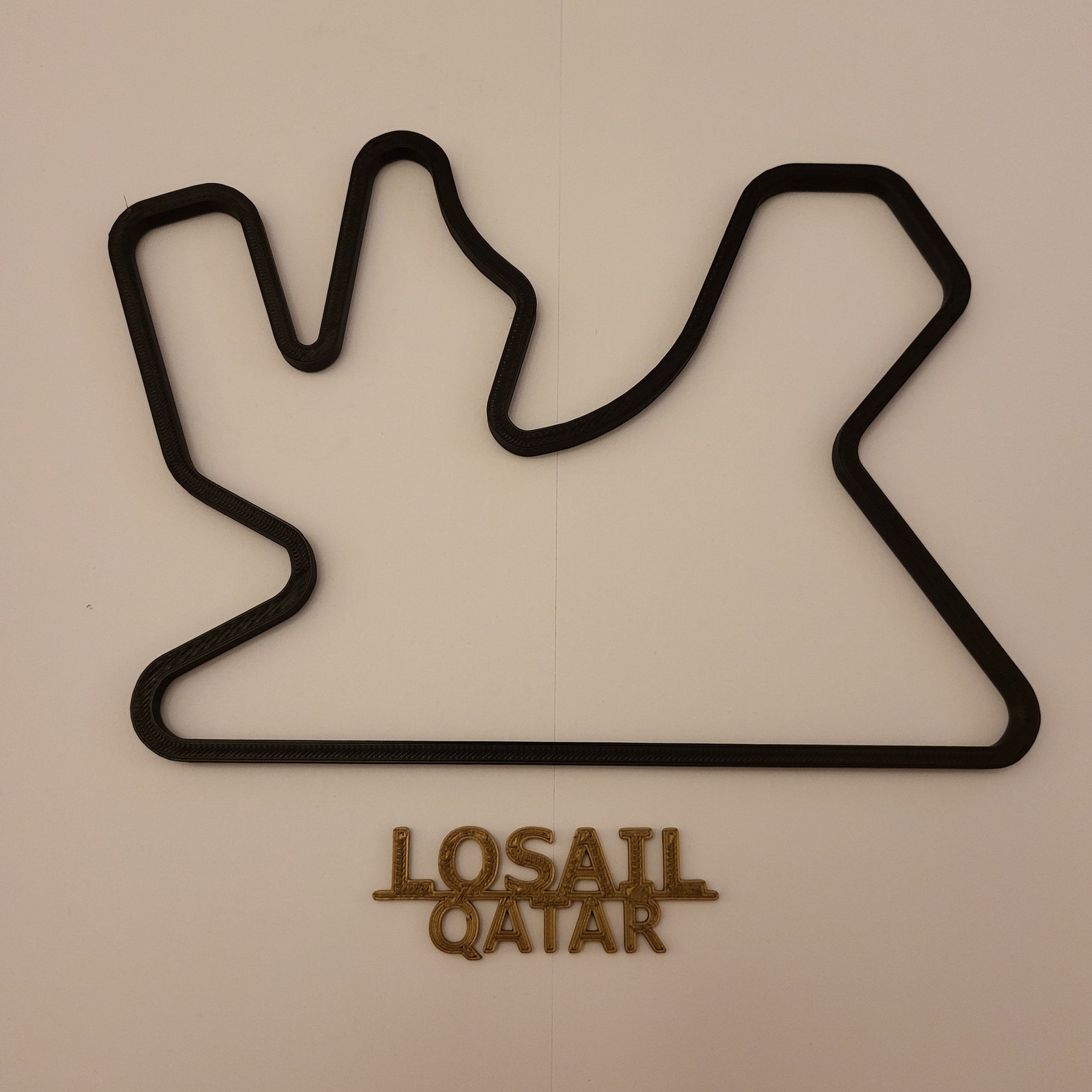 3D Qatar (losail) F1 Race Circuit Wall Art Race Track Motorsport 3D ...