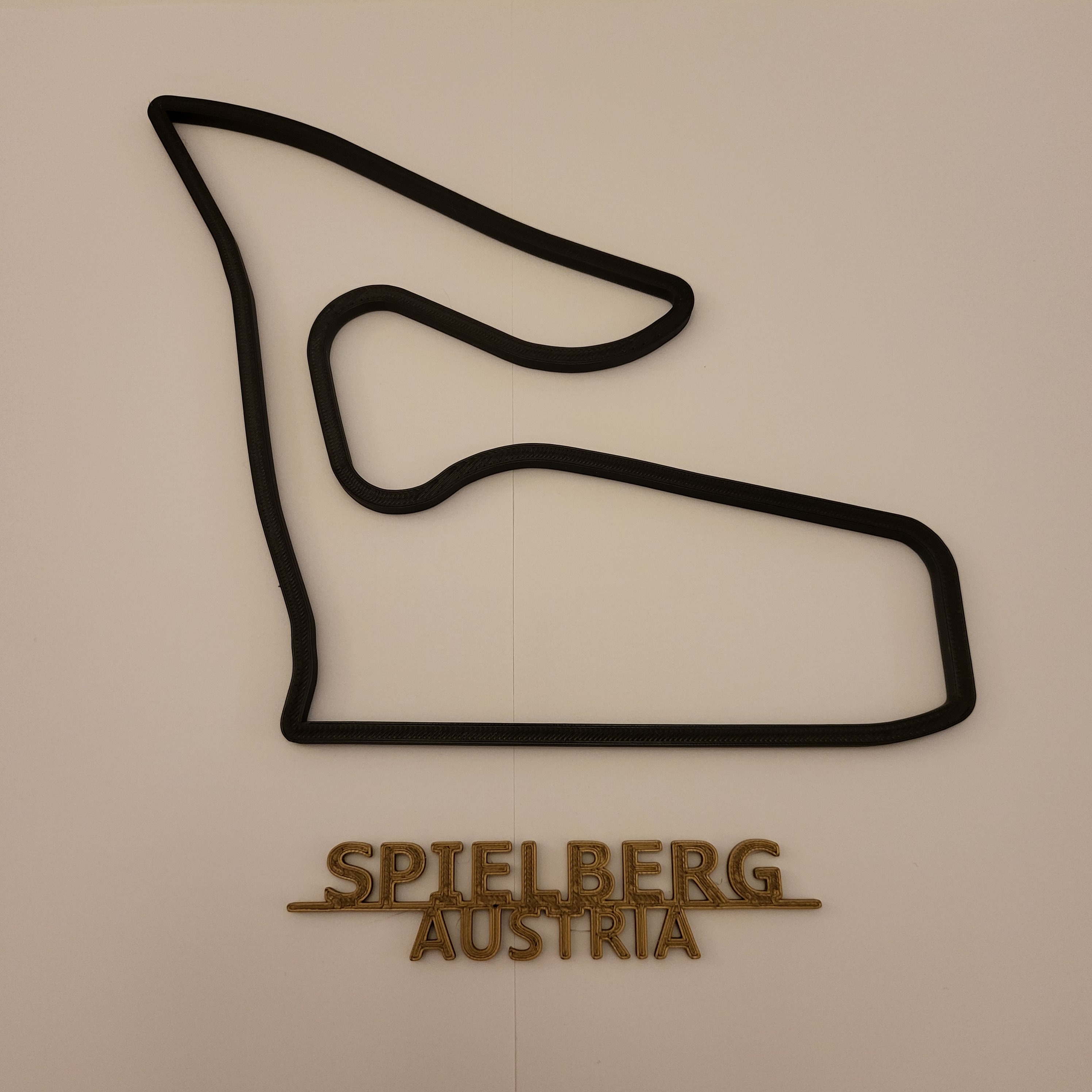 3D Austrian (spielberg) F1 Race Circuit Wall Art Race Track Motorsport ...