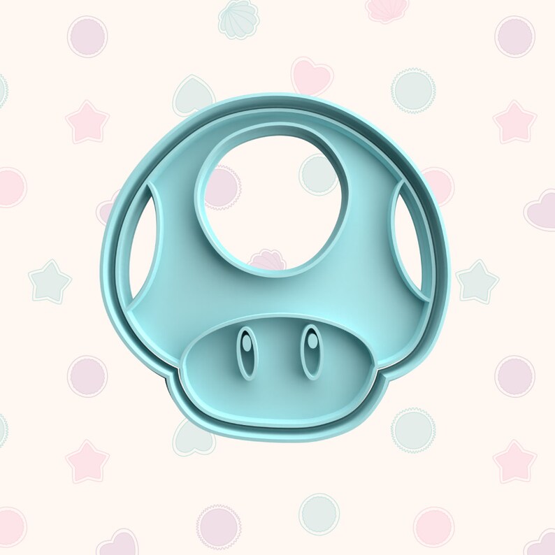 Super Mario Characters Fondant Stamp & Cutter Embosser Set - Etsy