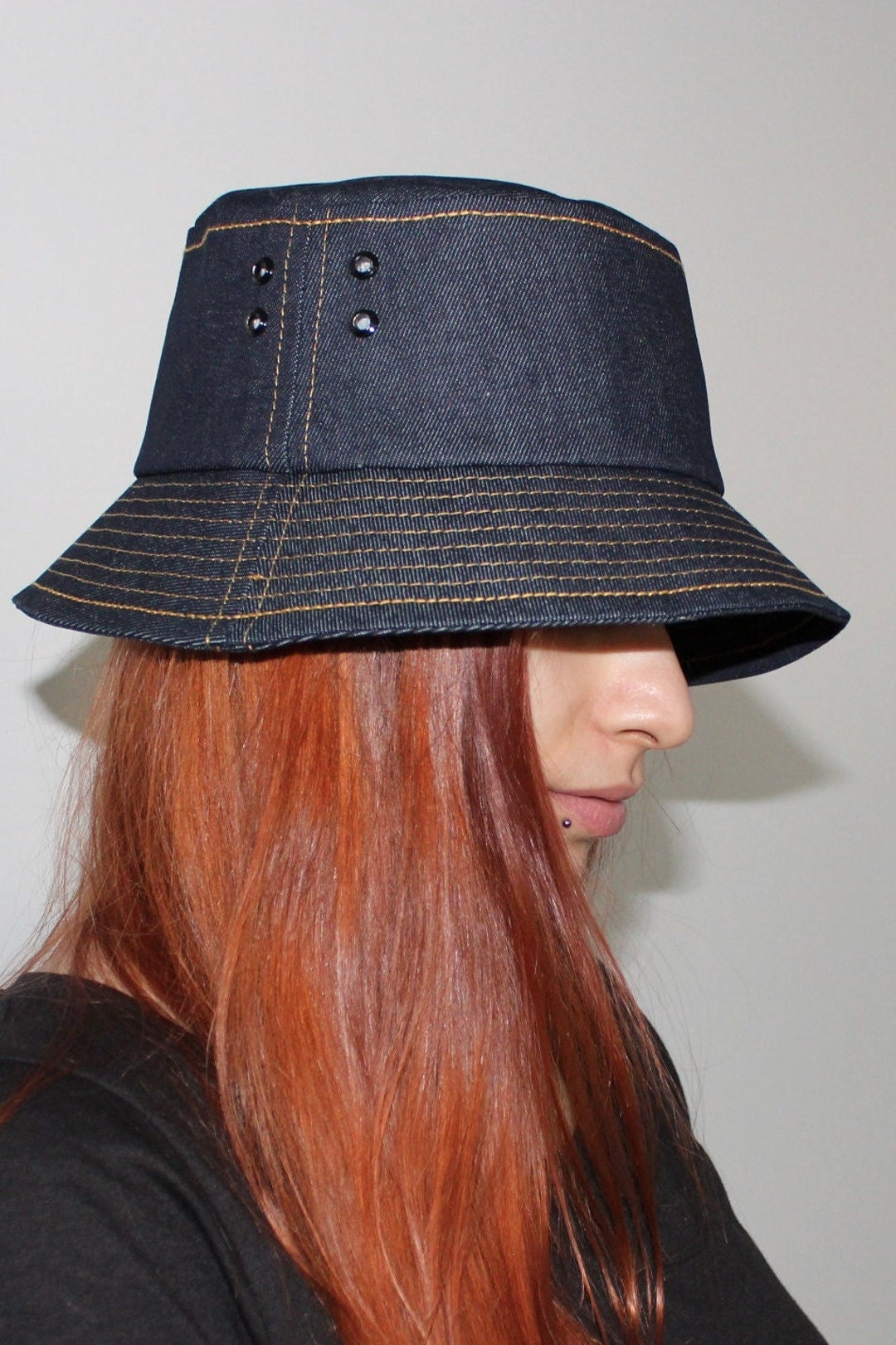 Bespoke Recycled Denim Bucket Hat - Etsy