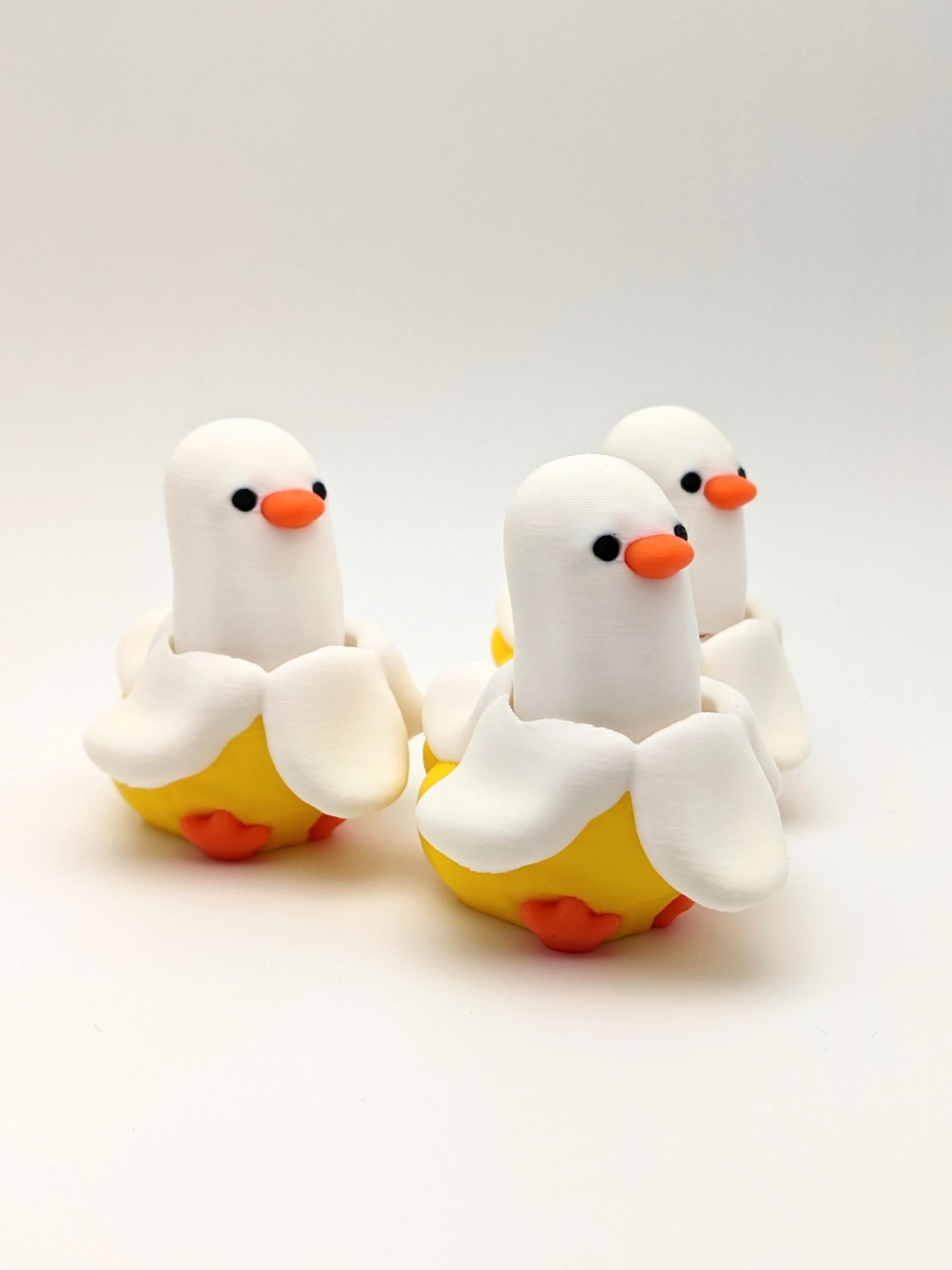 Banana Duck Clicker Fidget Toy – Quirky Keyboard Clicker for Stress ...