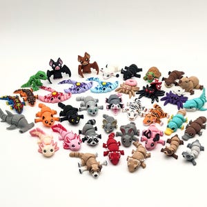 Detailed Pocket Pets | 1.5 - 2 Inches | 3D Printed Articulating Mini ...