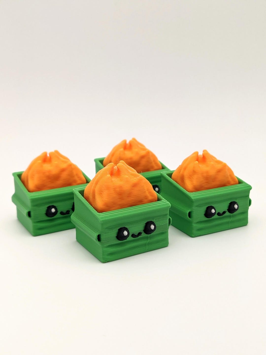 Dumpster Fire Clicker Fidget Toy – Blazing Keyboard Clicker for Stress ...