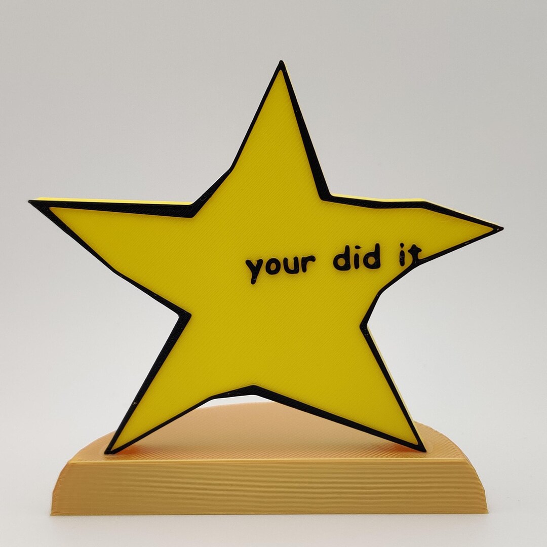 Your Did It (mini) - Meme Trophy – Funny Award for Celebrating Success ...
