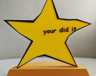 Your Did It Trophy - Etsy
