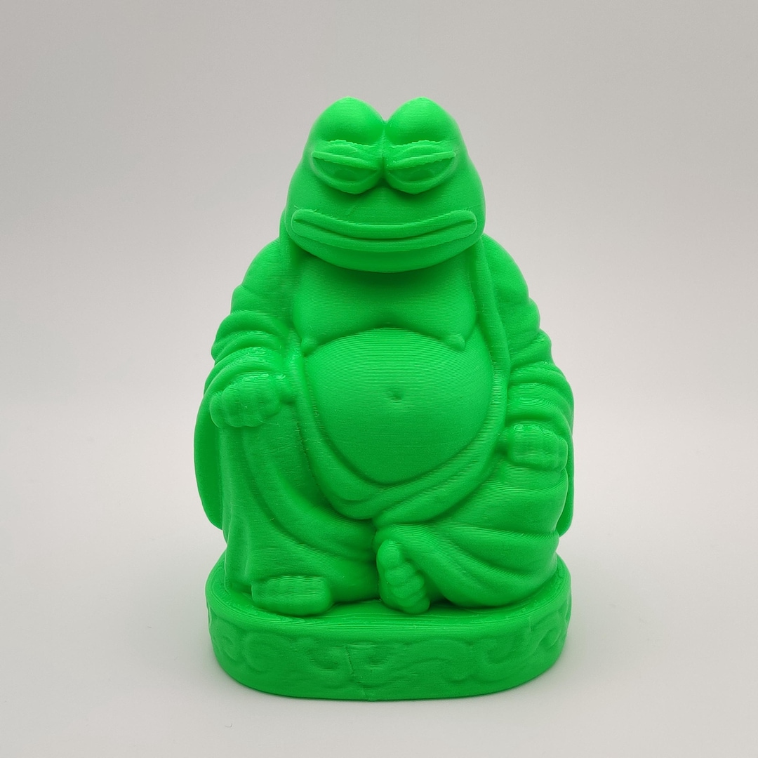 Pepe Buddha Statue – Unique Meme Decor & Collectible Figurine - Etsy