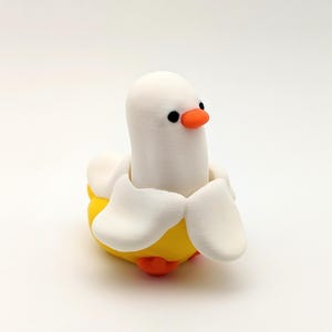 Banana Duck Clicker Fidget Toy – Quirky Keyboard Clicker for Stress ...