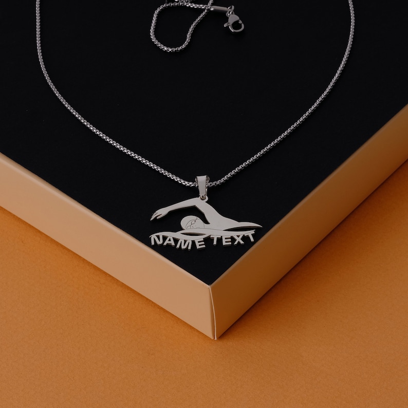 Swimmer Pendant Collection, Elegant Swim Jewelry, Sporty Swimmer Charm ...