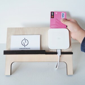 Square Reader Holder With Business Card Holder - Square Reader Stand ...