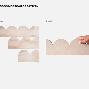 Scallop Pattern - Scallop Edging, Scallop Edge, Edging, Scallop, Wooden ...