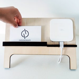 Square Reader Holder With Business Card Holder - Square Reader Stand ...