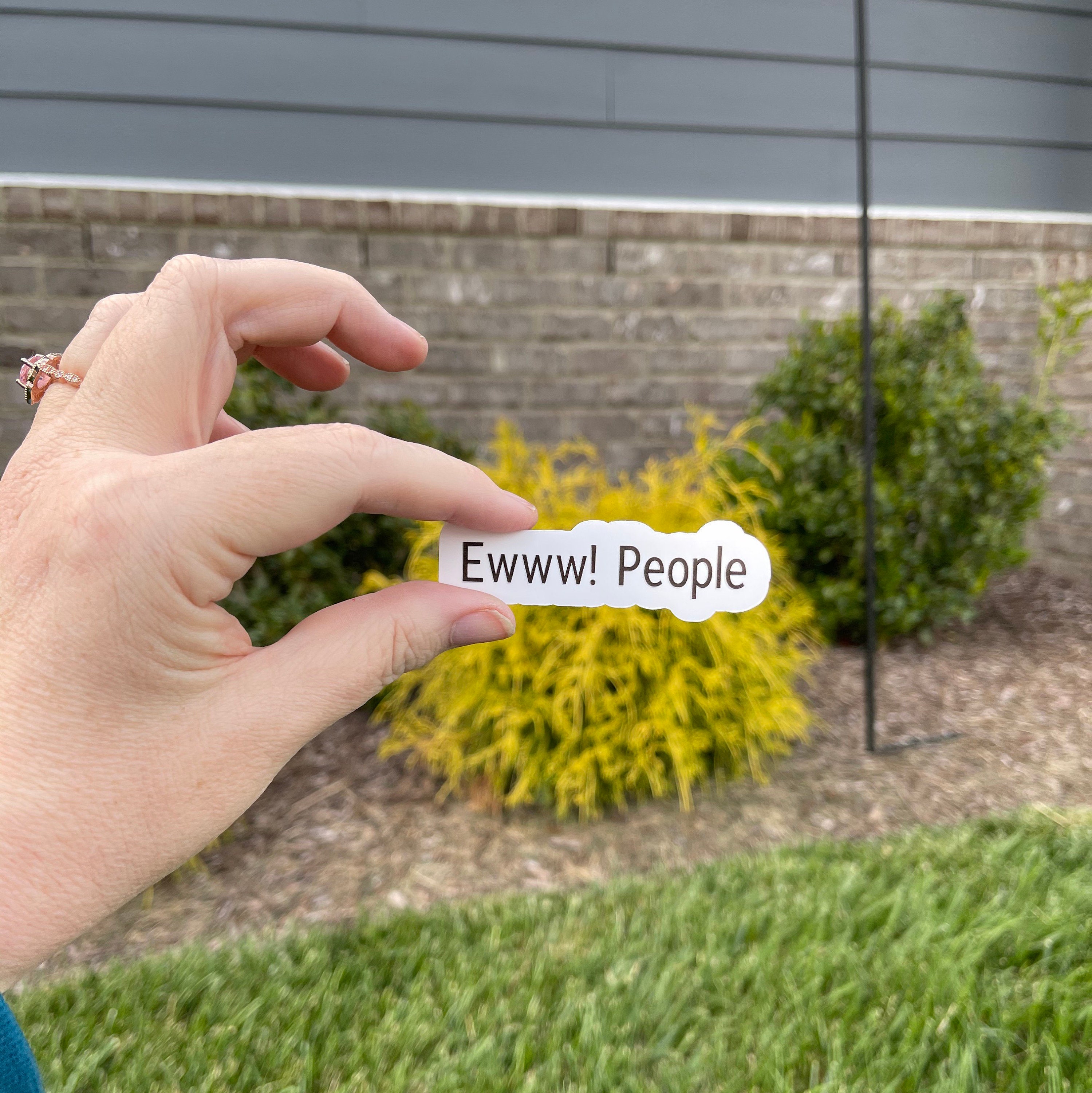 Ewww People. Vinyl Sticker | Etsy