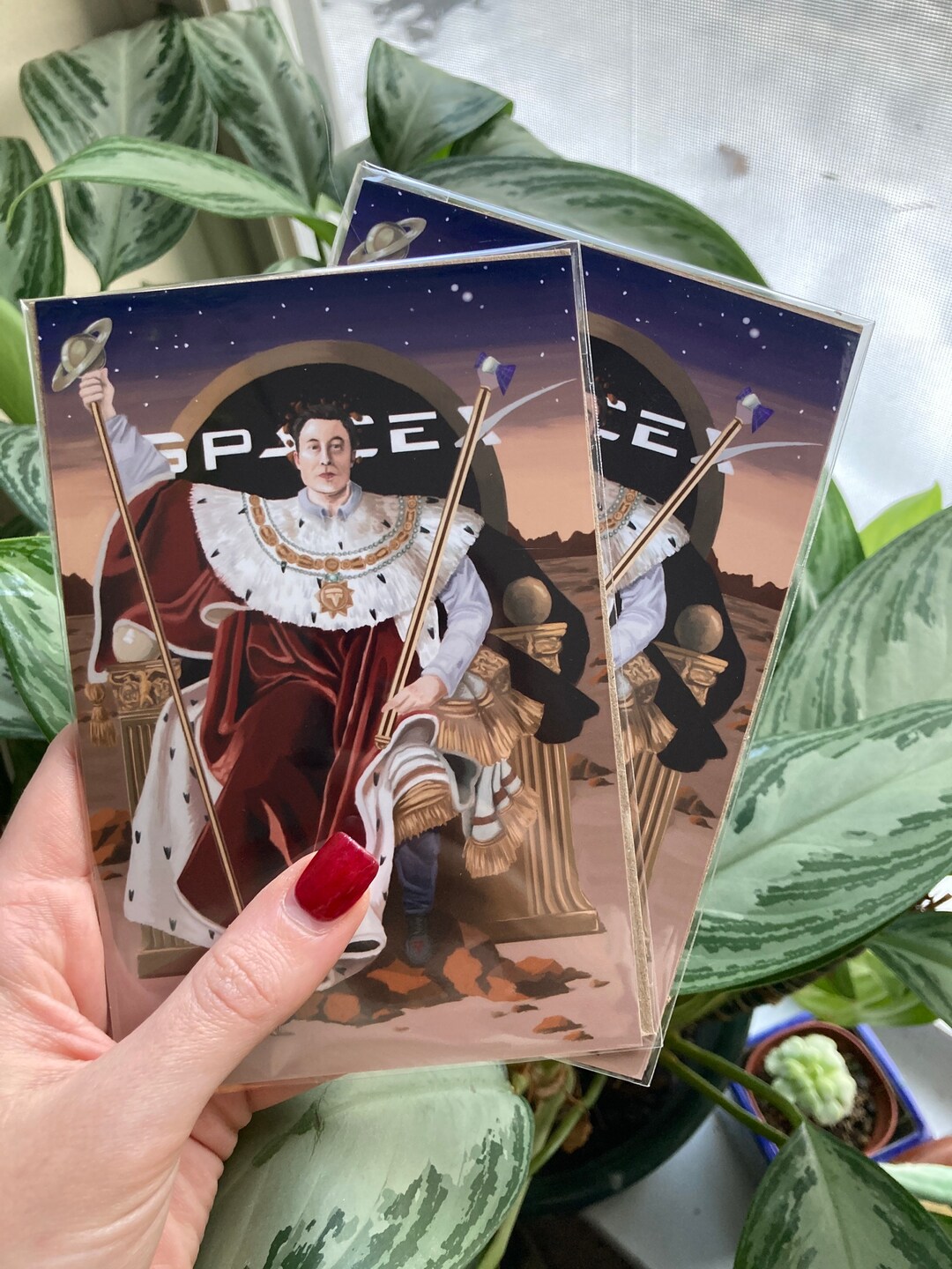 Elon the Conqueror Elon Musk Spacex Satire Art Print - Etsy