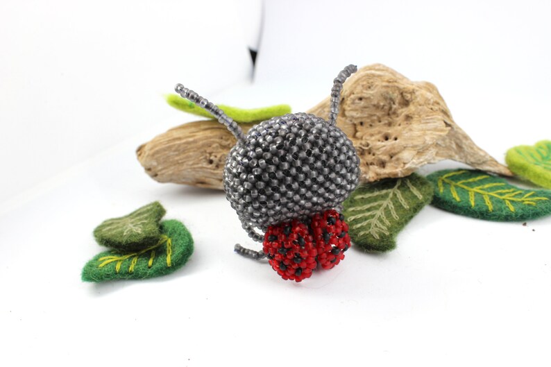 Beaded Animal Instructions Ladybug PDF File German - Etsy