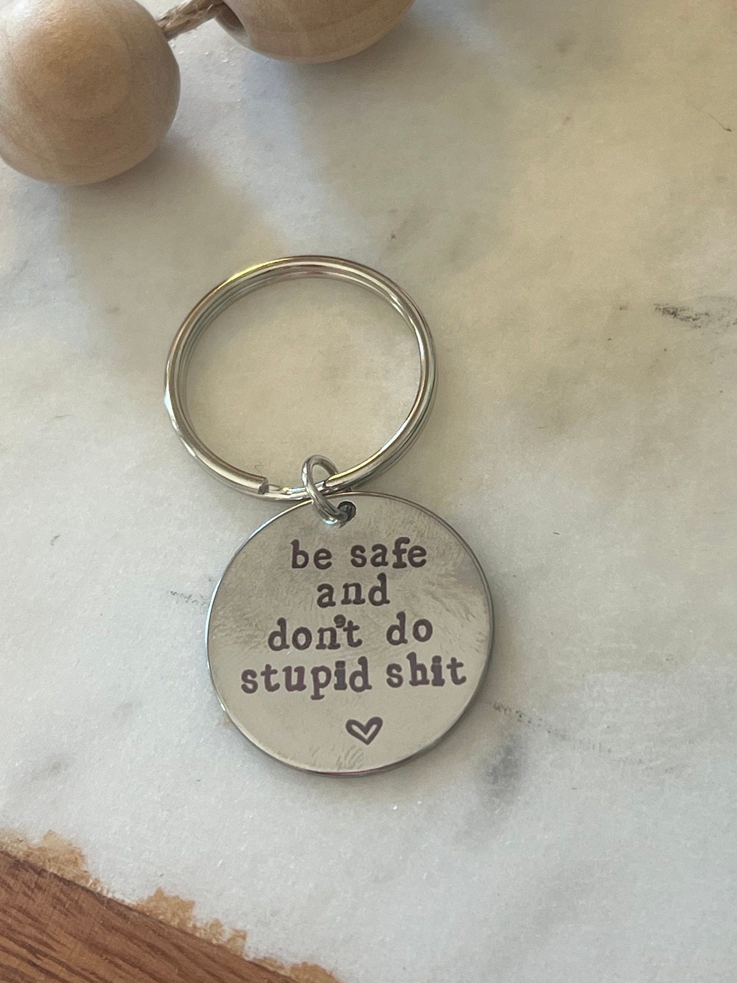 Funny Keychain Gift, Be Safe Keychain, 16th Birthday Gift, New Driver ...