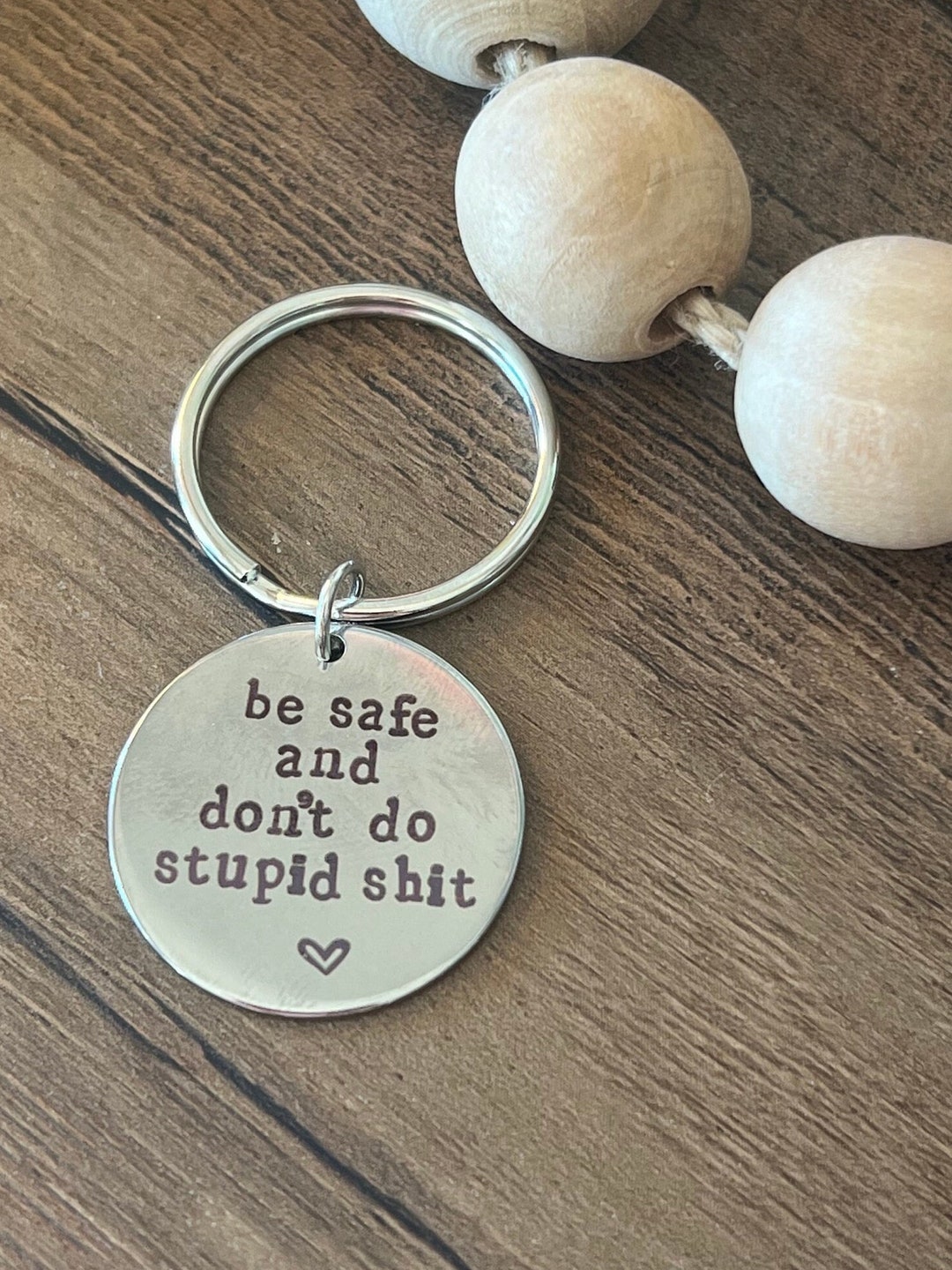 Funny Keychain Gift, Be Safe Keychain, 16th Birthday Gift, New Driver ...