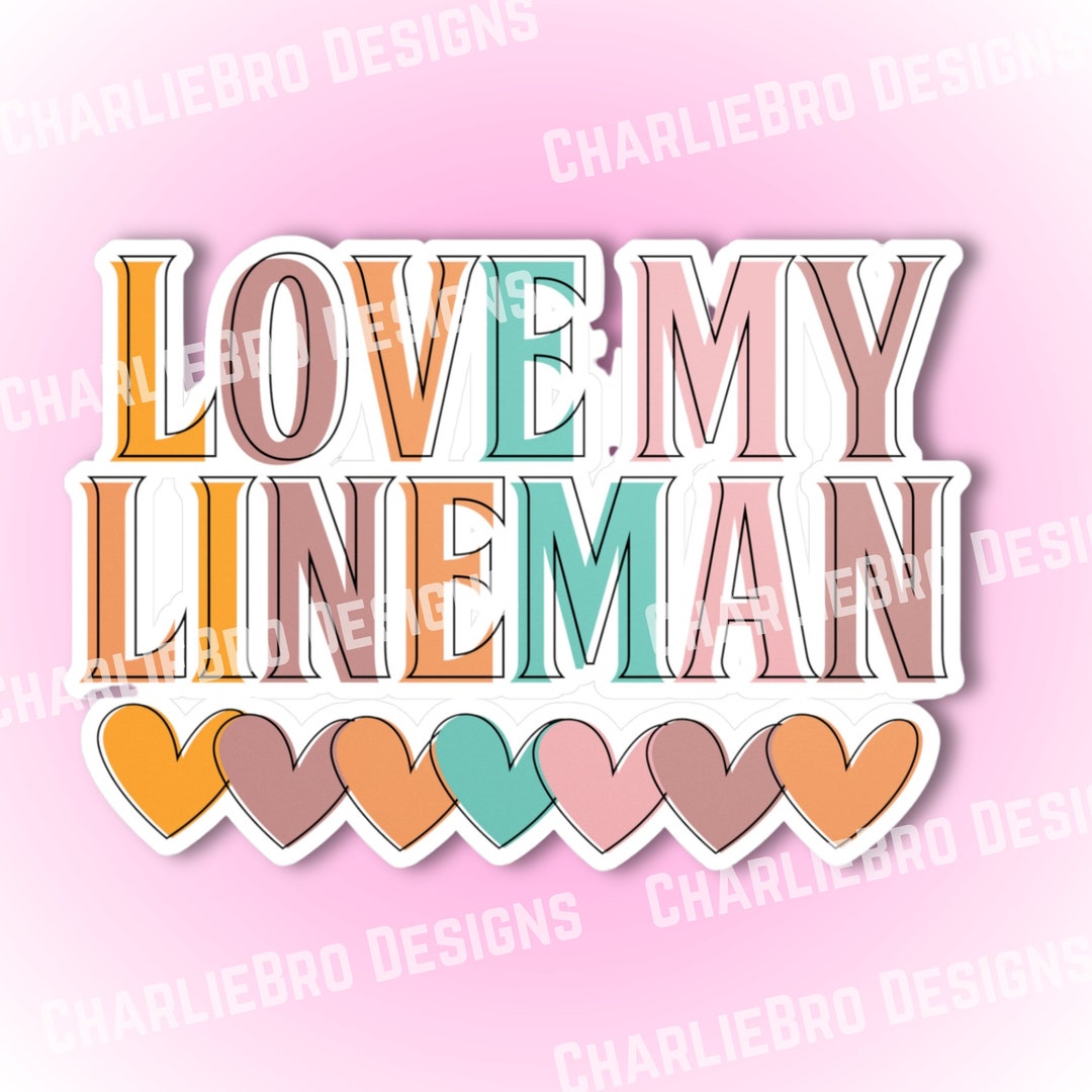 Line Wife Sticker, Linemans Wife, Line Wife, Lineman Wife, Lineman ...