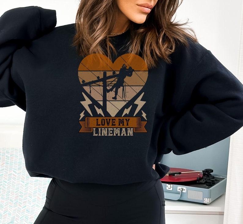 Linewife Shirt for Line Wife Linemans Wife Sweatshirt - Etsy