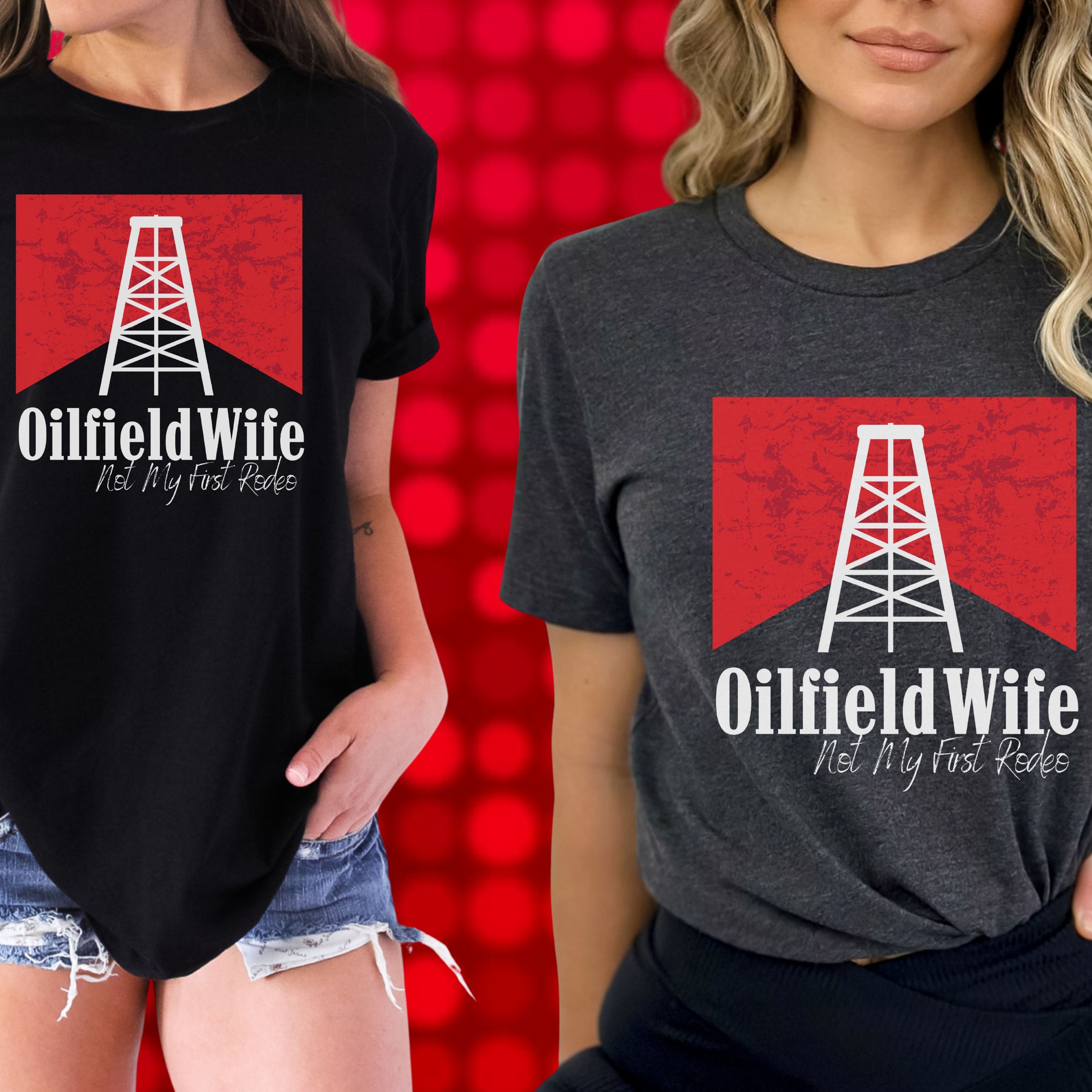 Oilfield Wife Shirt, Oilfield Wife, Gift for Oilfield Wife, Oil Rig ...