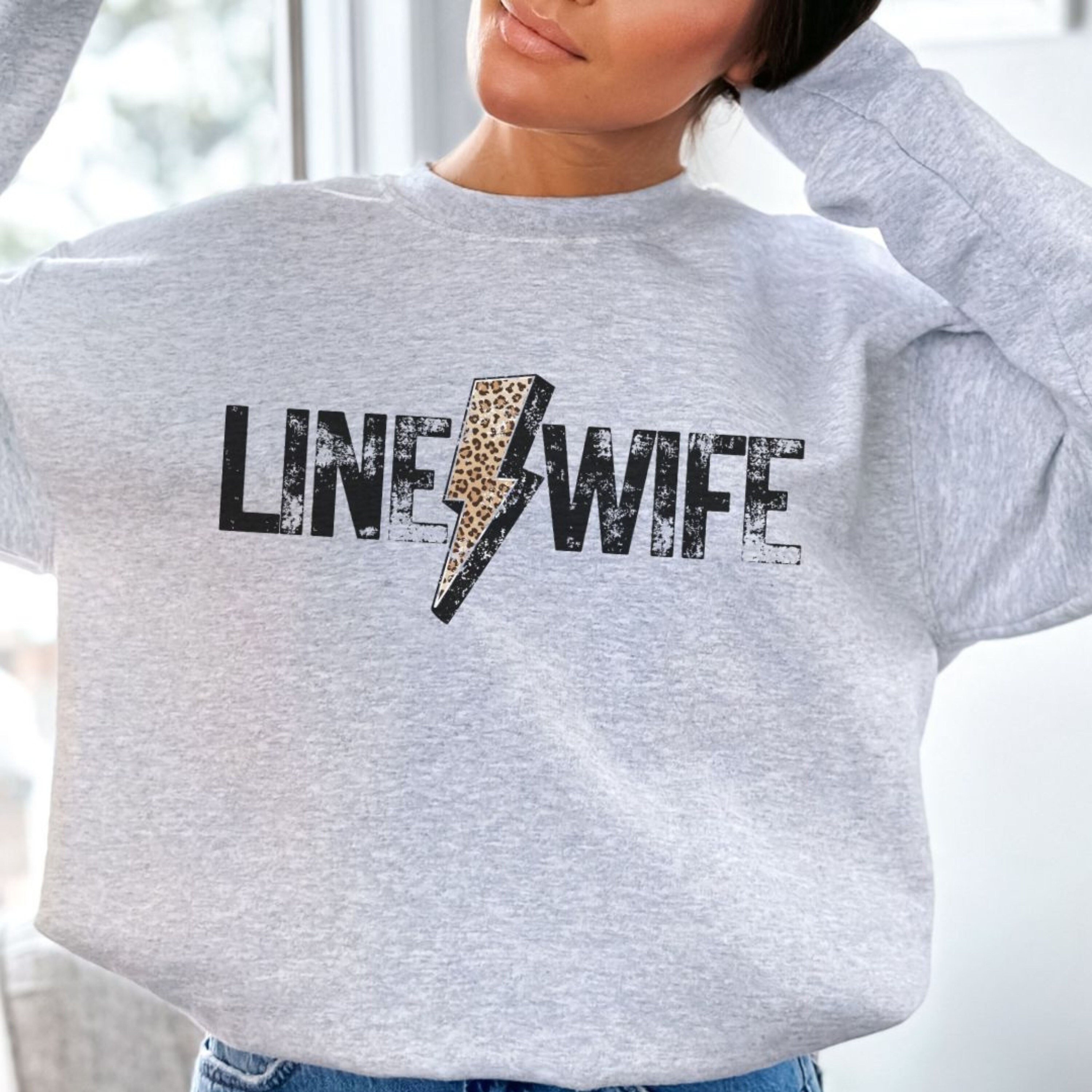 Line Wife Shirt, Linewife Sweatshirt, Line Wife, Linemans Wife, Lineman ...