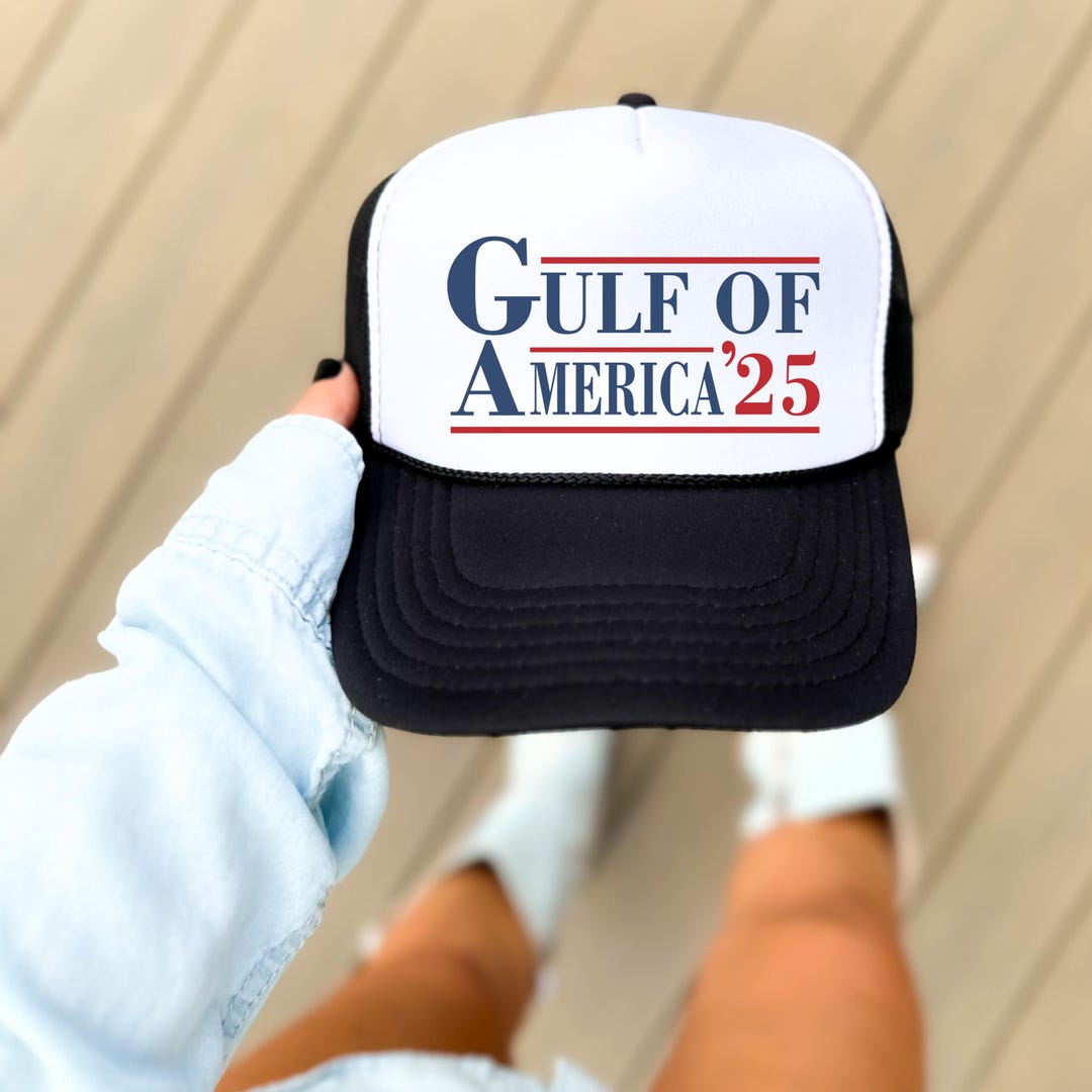 Trucker Caps Trump Hat, MAGA Hat, Gulf of America, USA Hat, American ...