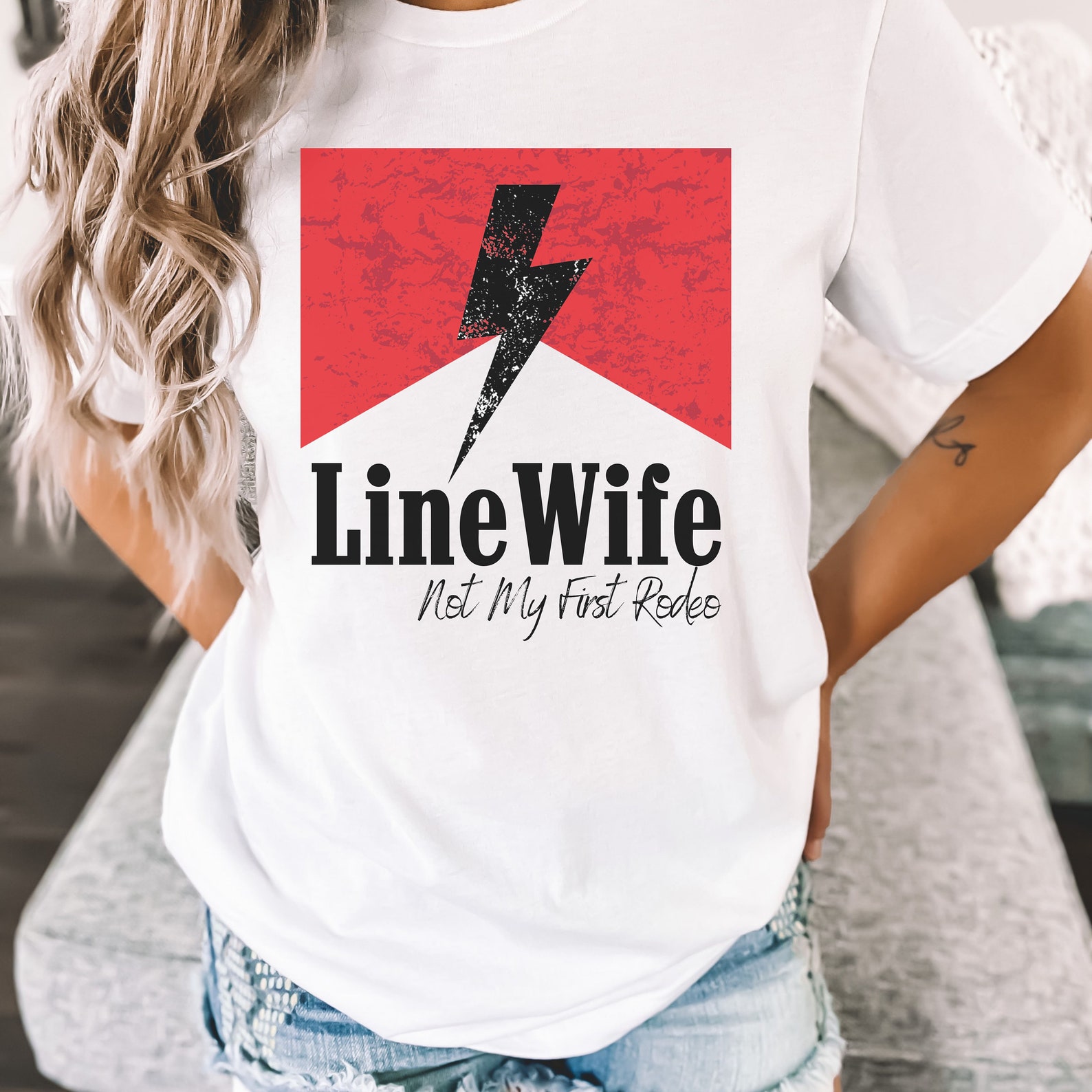 Linewife Shirt Lineman Rodeo Linemans Wife Lineman Wife - Etsy