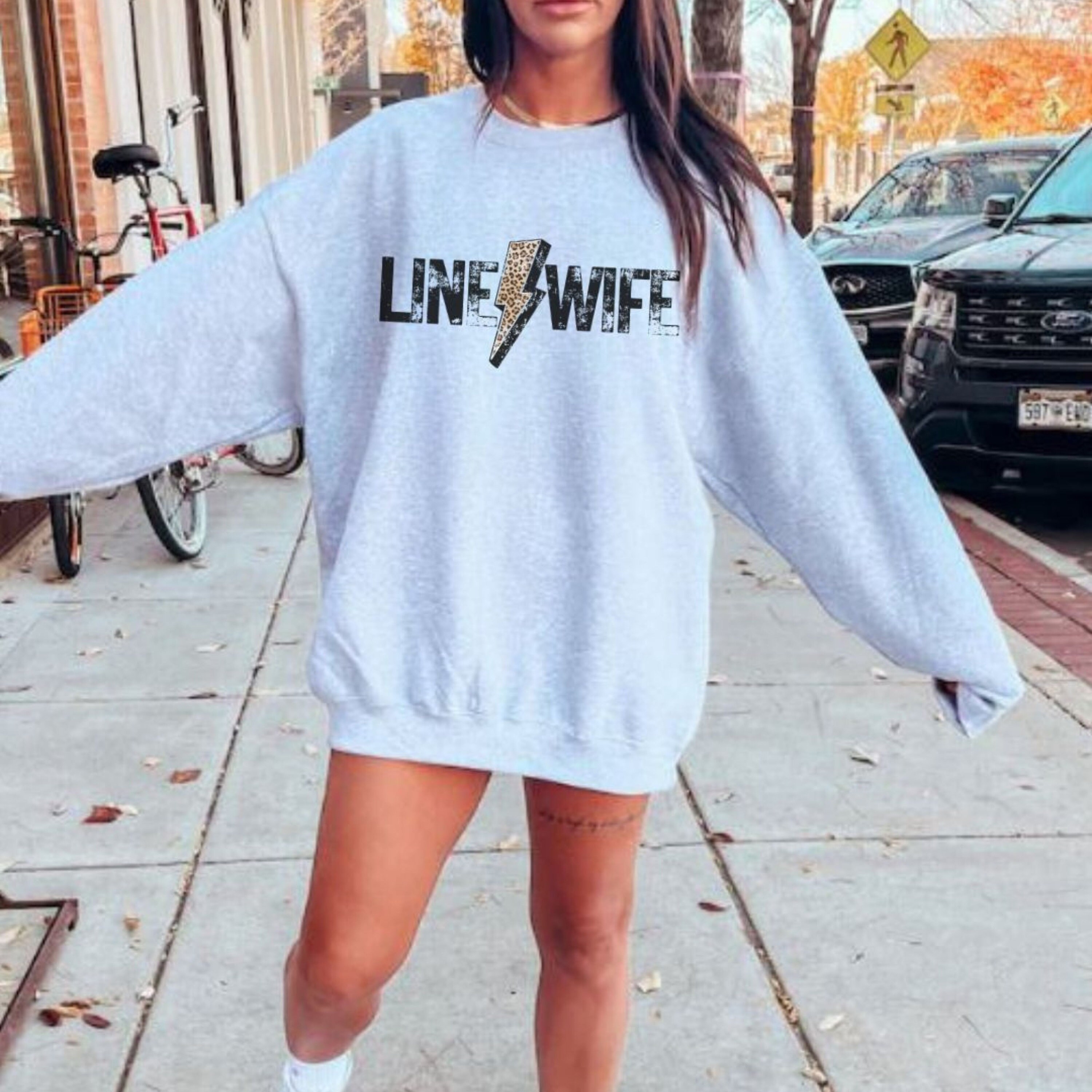 Line Wife Shirt, Linewife Sweatshirt, Line Wife, Linemans Wife, Lineman ...