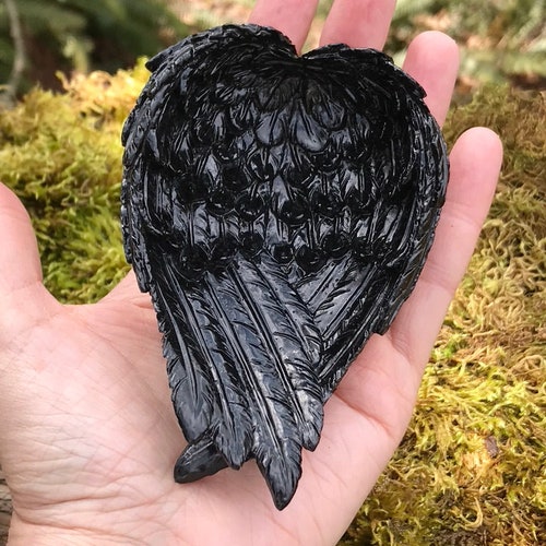 Gold Silver and Black Angel Wing Resin Bowls 4 Bowl Only - Etsy