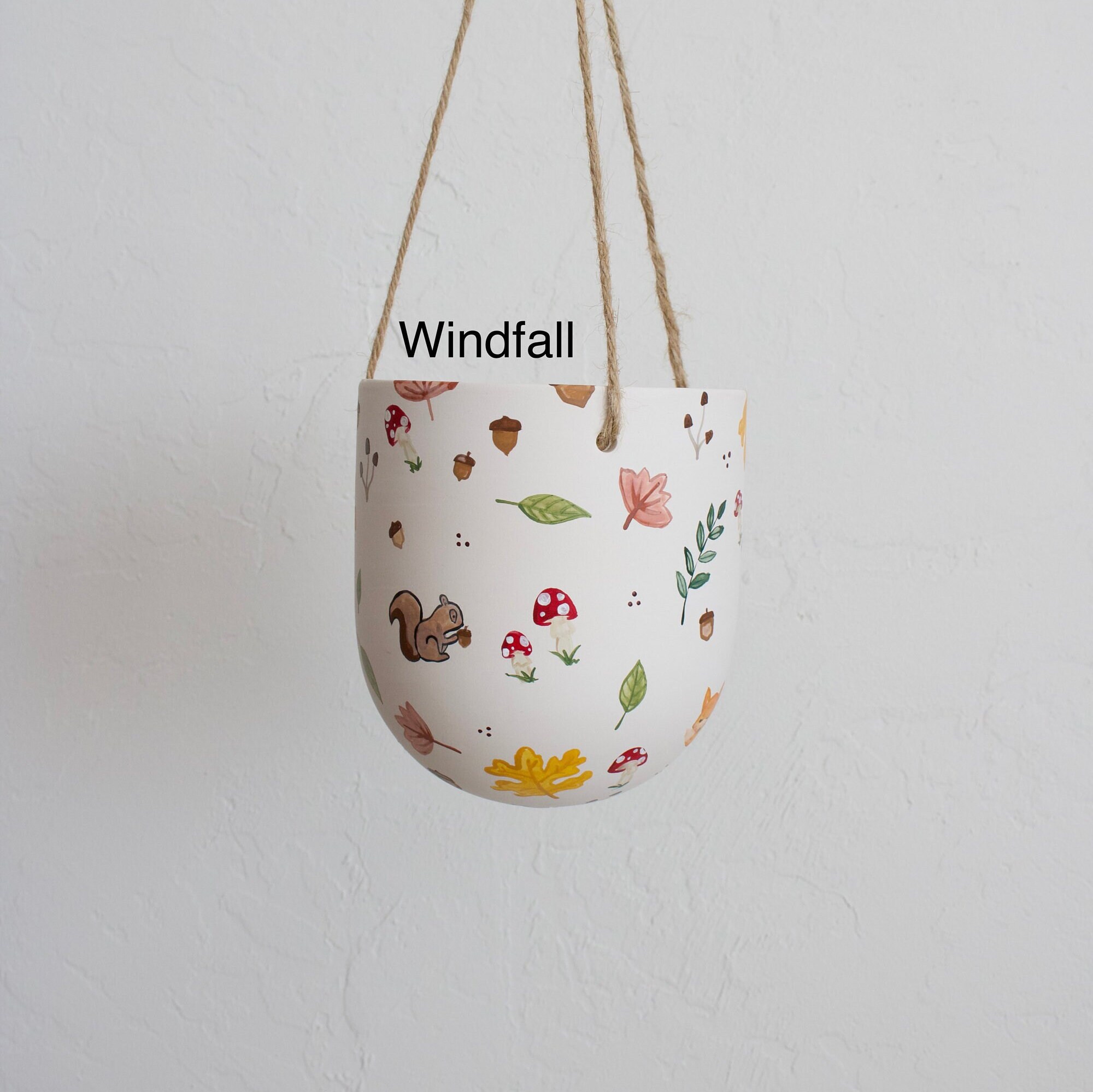 Hand Painted Plant Pots: Autumn Collection - Etsy