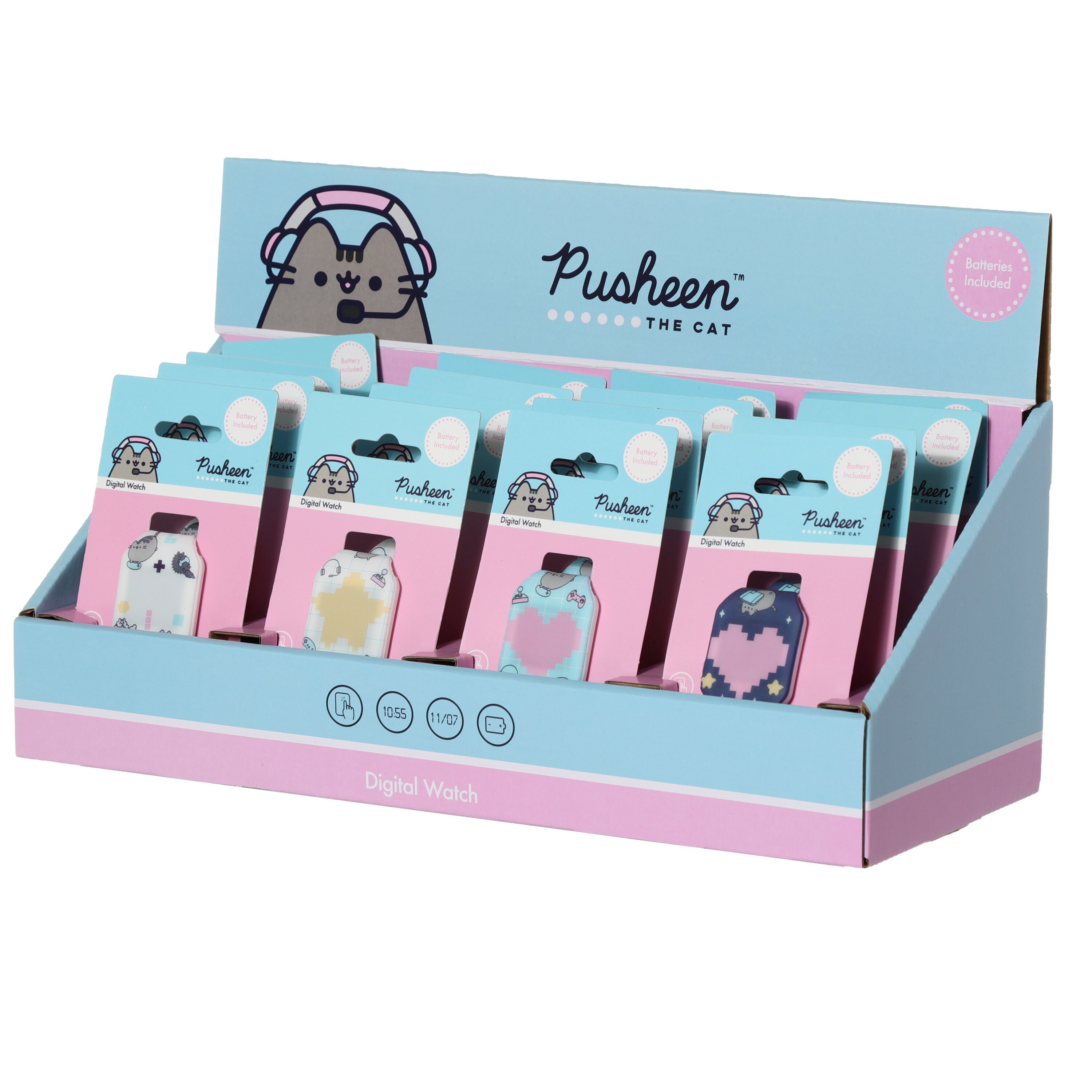 One Pusheen the Cat Silicone Digital Watch - Etsy UK