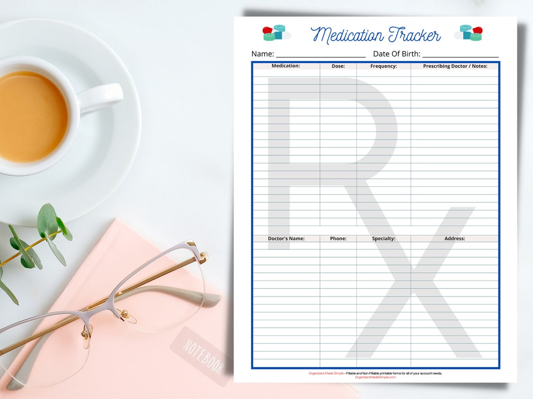 Medication List and Doctor Information Keep A List of Your Medications ...