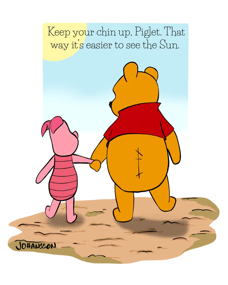 Piglet and Pooh Bear | Etsy