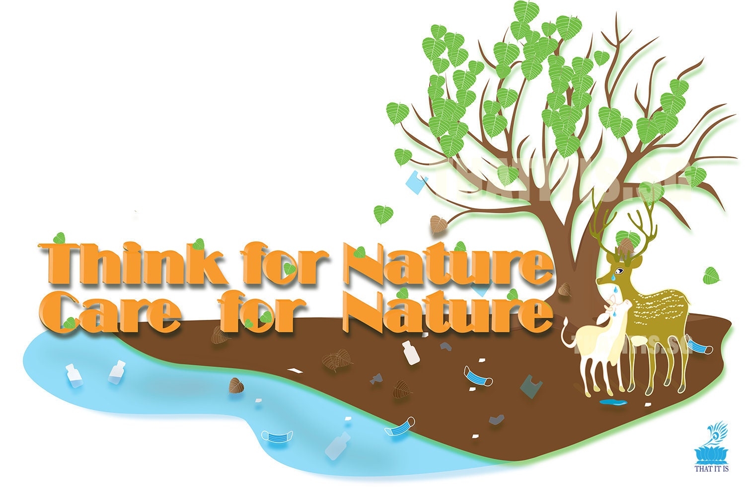 Think of Nature Care for Nature | Etsy