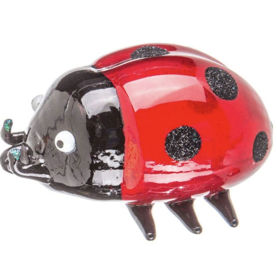 Robert Stanley 2021 Ladybug Blown Glass Christmas Ornament New With Tag ...