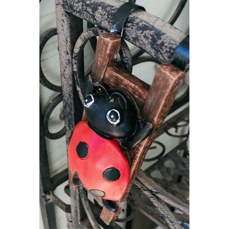 2 Flower Pot Huggers Bumblebee & Ladybug Hanger Bumble Bee - Etsy