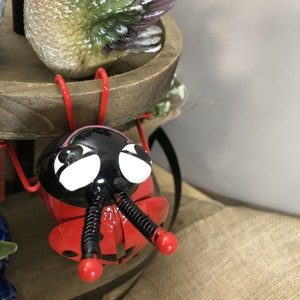 Spring Time pot Percher ladybug New Add Flare to Your Potted Plants or ...