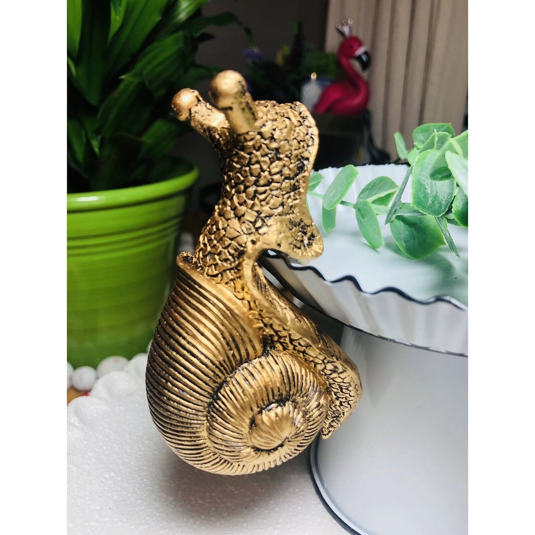 Flower Pot Hugger Floating Snail Resin Snail Pot Hugger Decorative ...