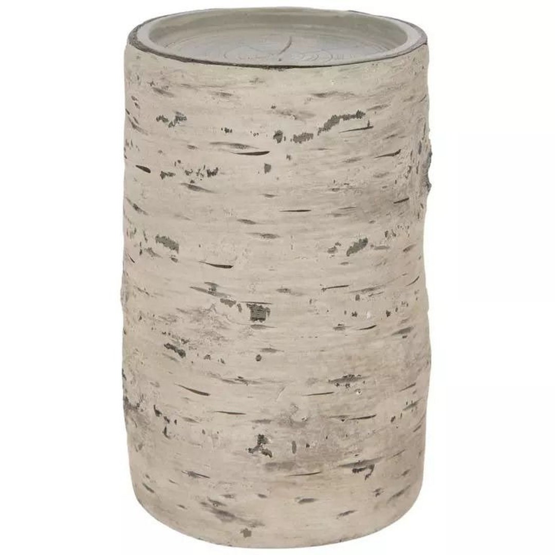 Faux Birch Aspen Bark Candle Holder Riser Rustic Home Decor Woodland ...
