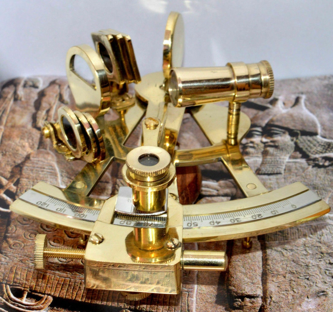 Nautical Ship Instrument Astrolabe Brass Marine Sextant Etsy
