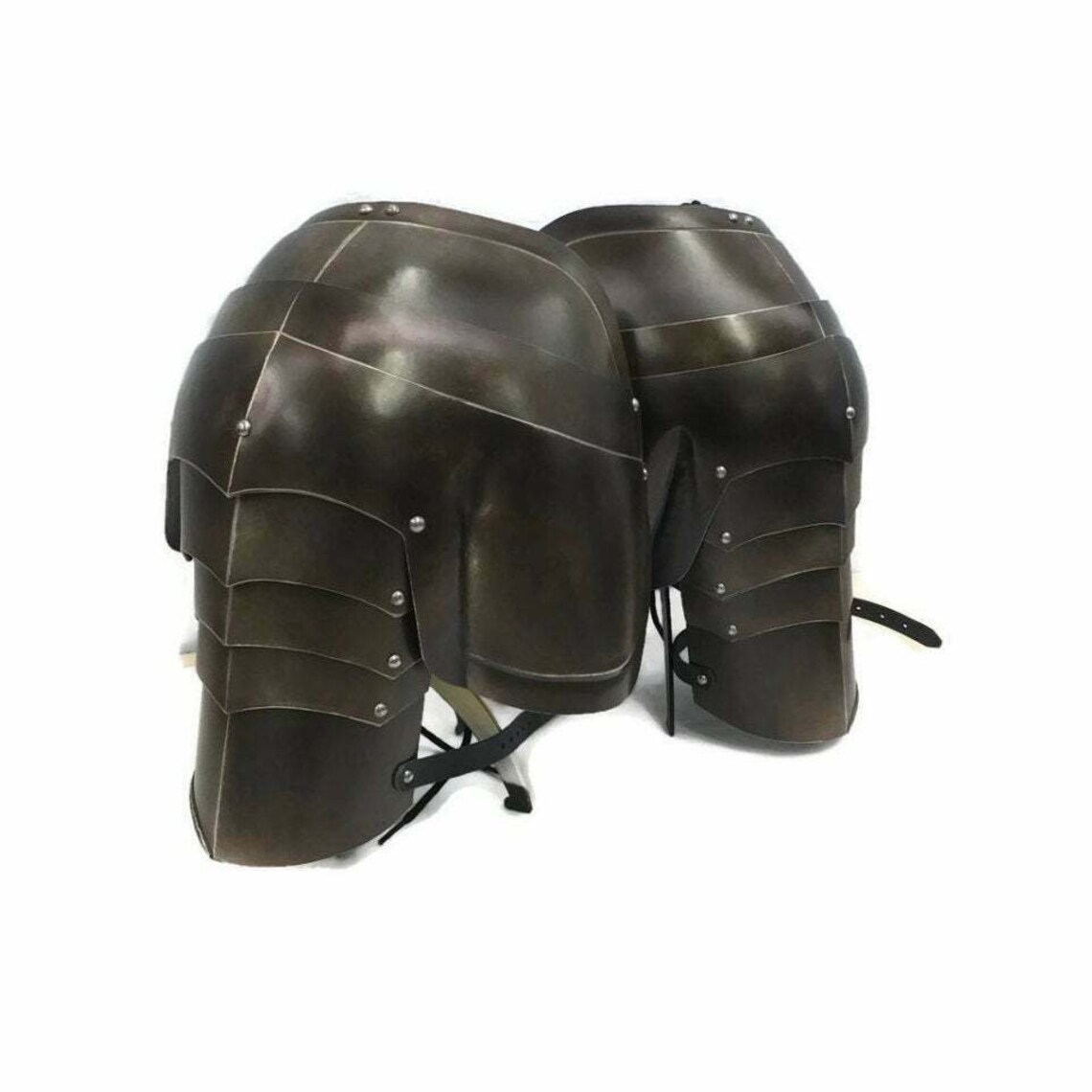 18GA Steel Medieval Pauldrons Milanese Pair of Pauldrons LARP - Etsy