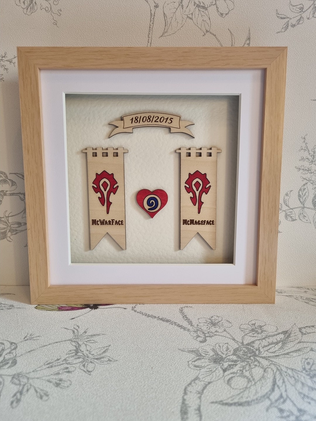 World of Warcraft Personalised Frame (in Colour) - World of Warcraft ...