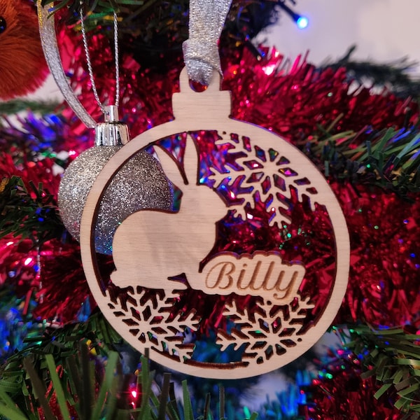 Rabbit Ornament - Etsy