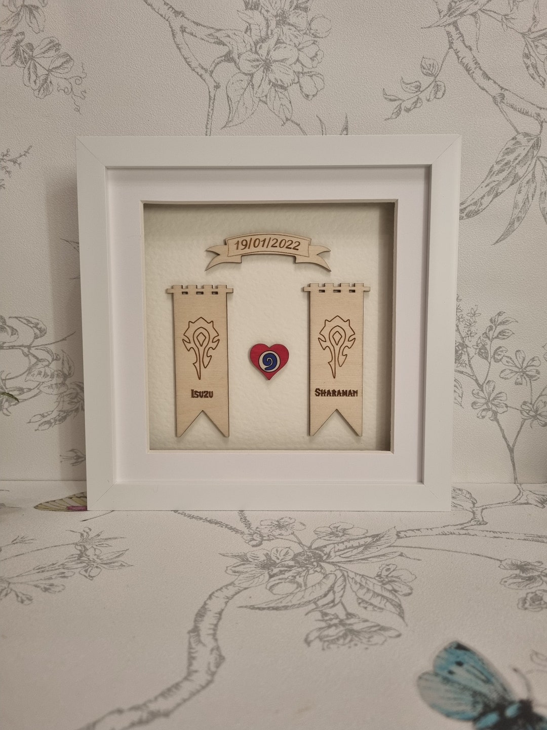 World of Warcraft Personalised Frame World of Warcraft Couples WOW ...