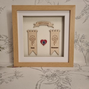 Personalised World of Warcraft Frame | World of Warcraft Couples | WOW ...