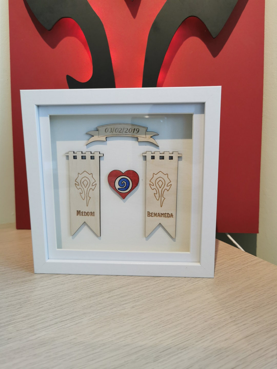 Personalised World of Warcraft Frame World of Warcraft - Etsy