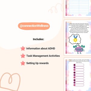 ADHD Worksheet Bundle, Therapy & Counseling Resource (digital Download ...