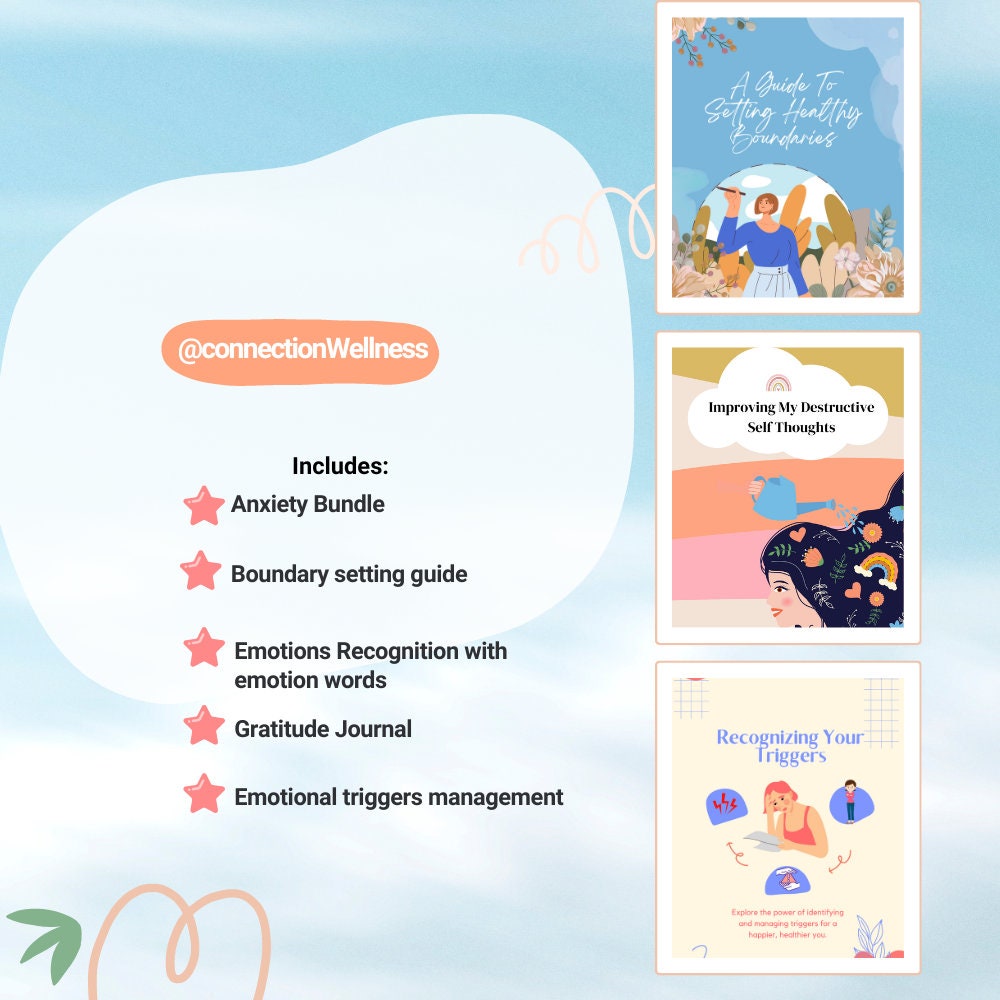 Therapy Worksheet Bundle, Psychology Resources, Inner Critic ...