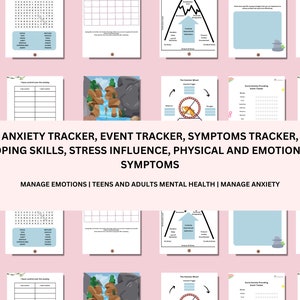 Social Anxiety Therapy Worksheet Anxiety Relief Journal Coping Skills ...