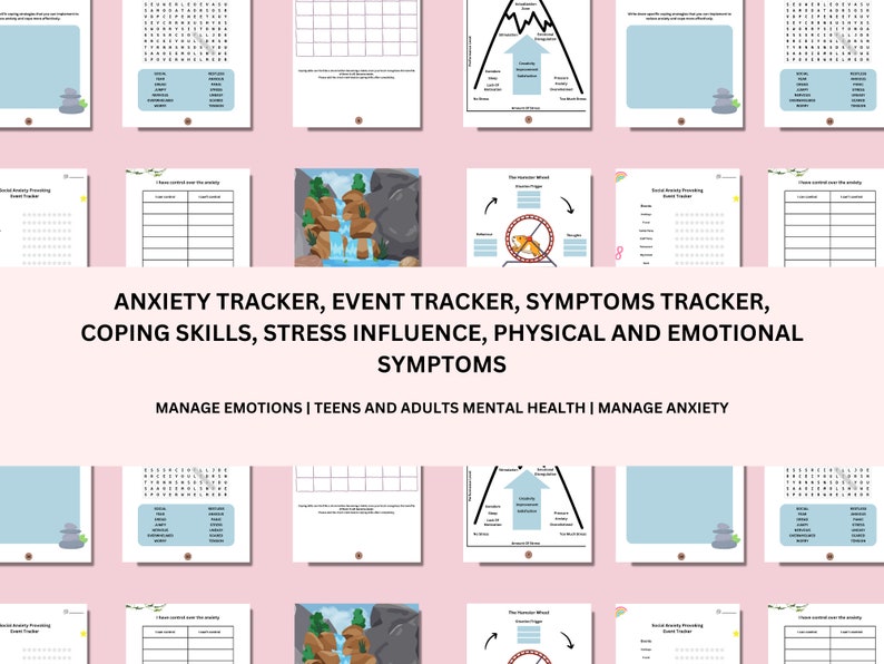 Anxiety Relief Journal for Teens: CBT, DBT, EMDR Coping Skills (digital ...