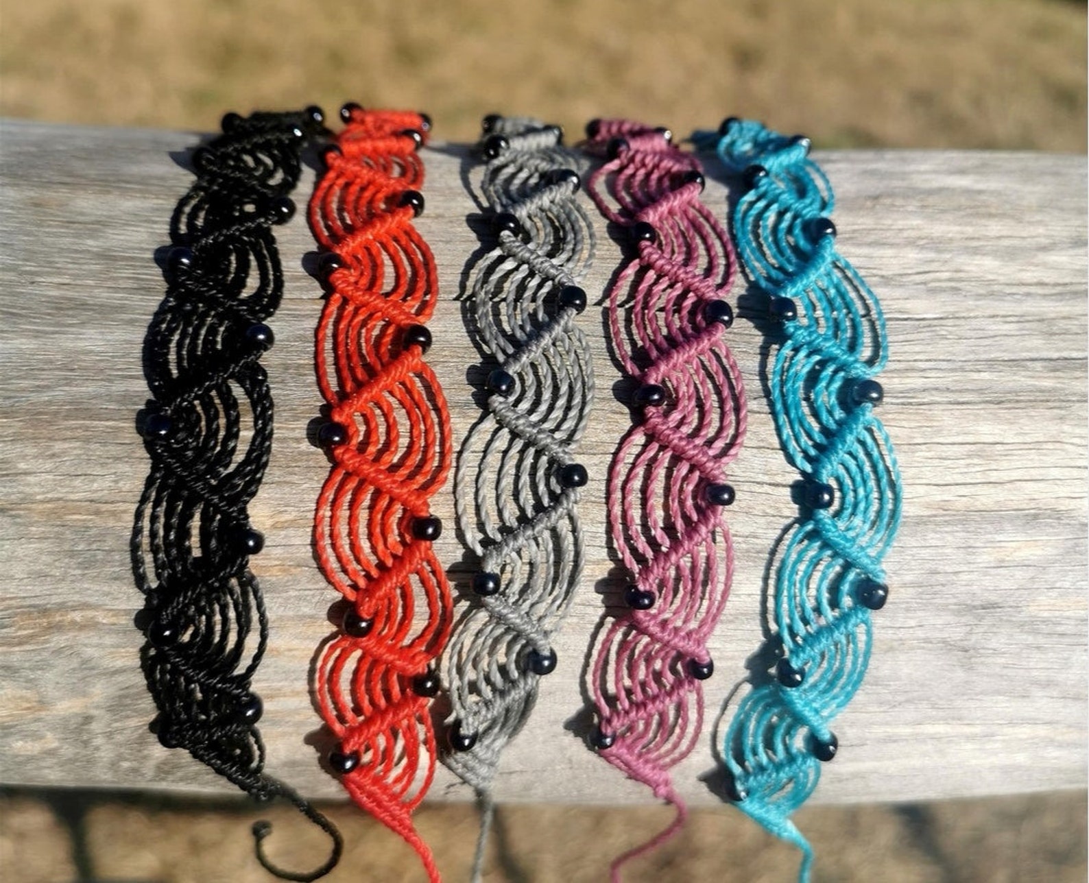Macrame Anklets Summer Anklets Foot Jewellery Macrame - Etsy New Zealand